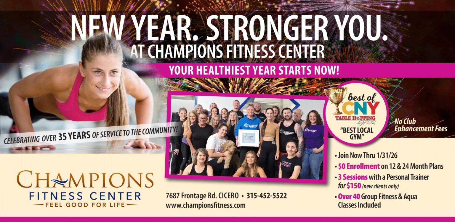 New Year. Stronger You. - Champions Fitness Center
